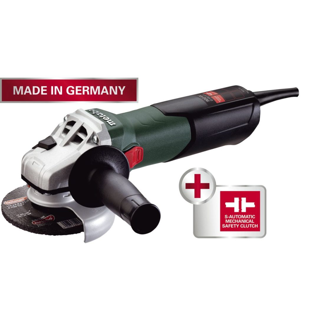Metabo W 9-115 240V, 900W 4.5" Angle Grinder - DL Welding Supplies